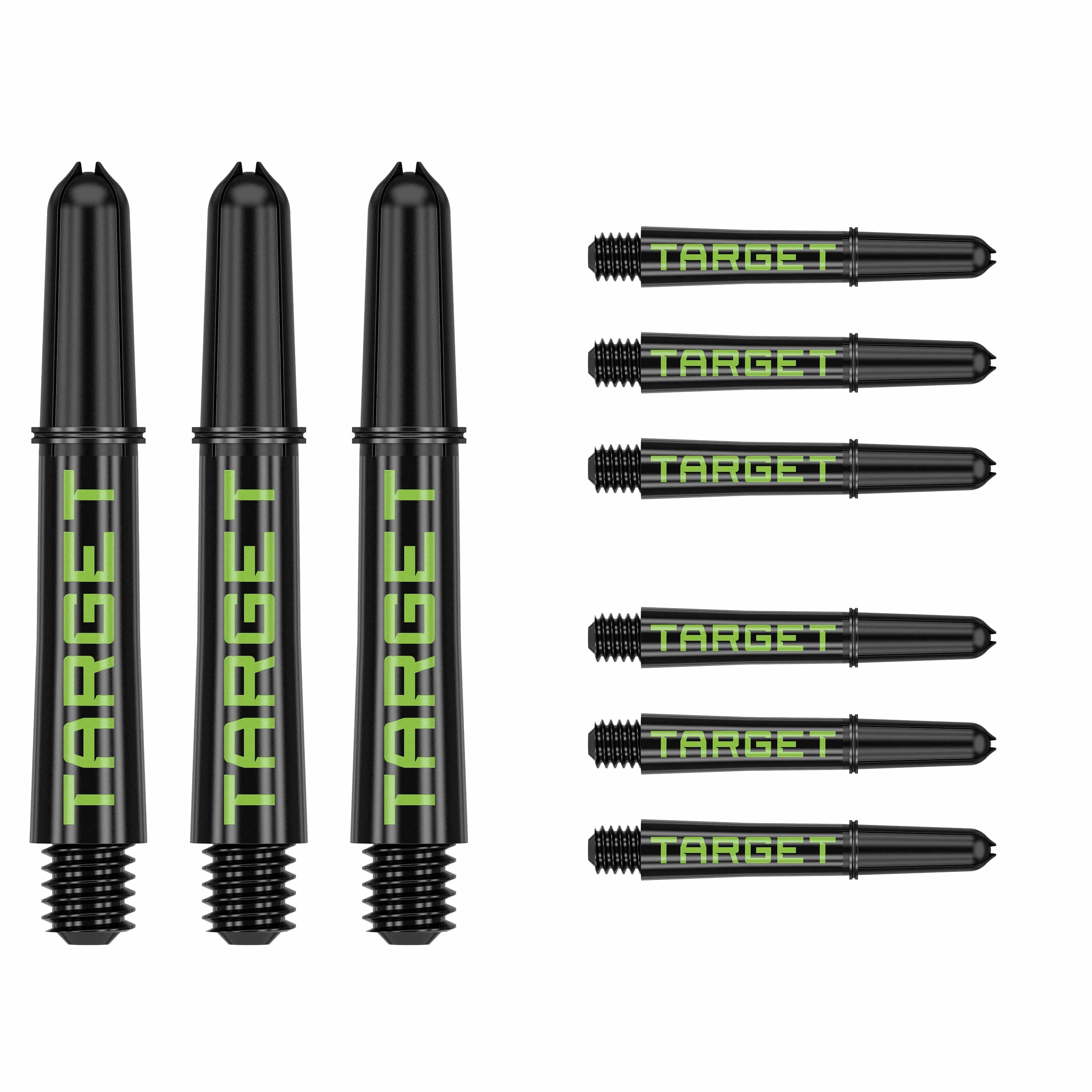 Target Pro Grip TAG Shafts 3 Sets - Black & Green