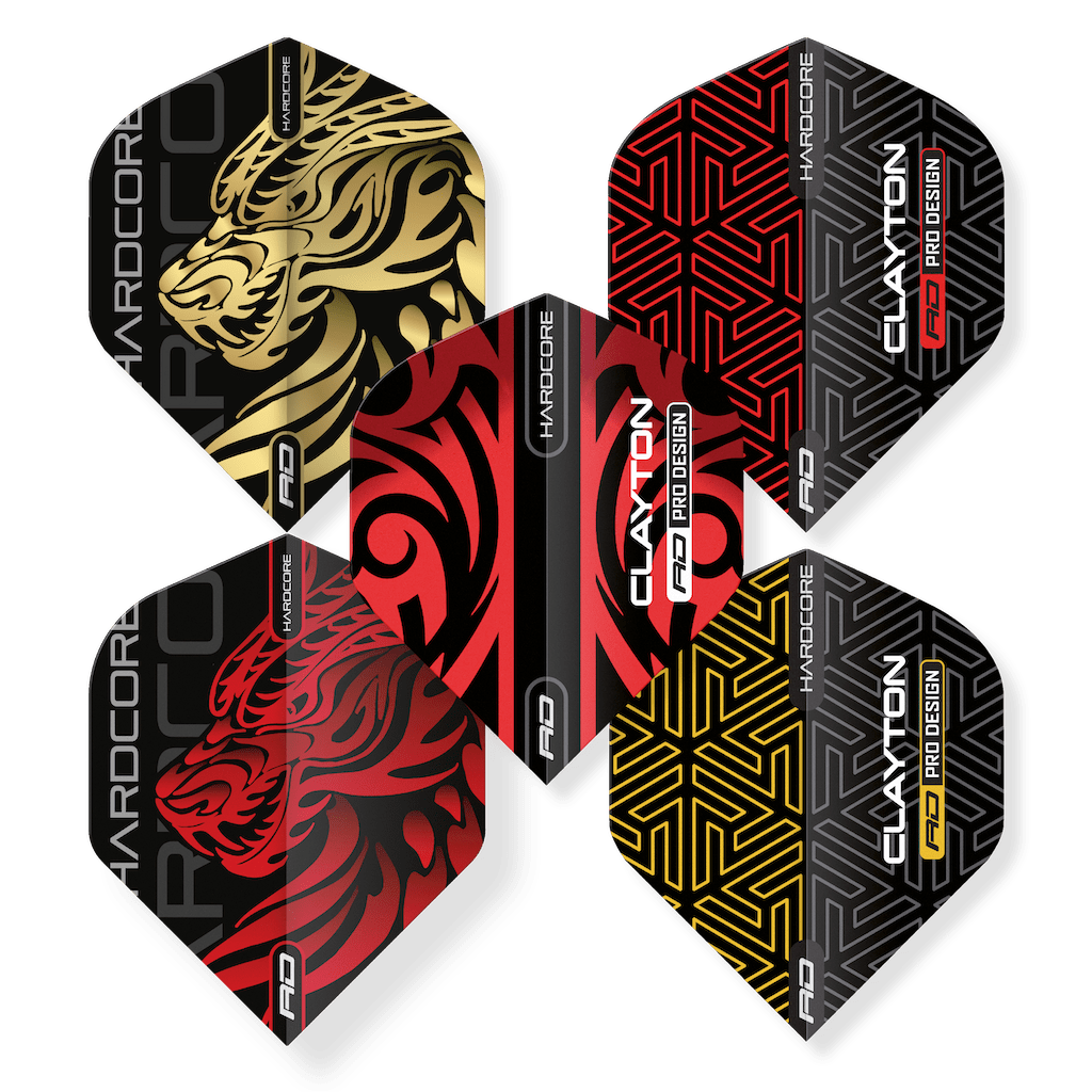 Jonny Clayton Dart Flights Card