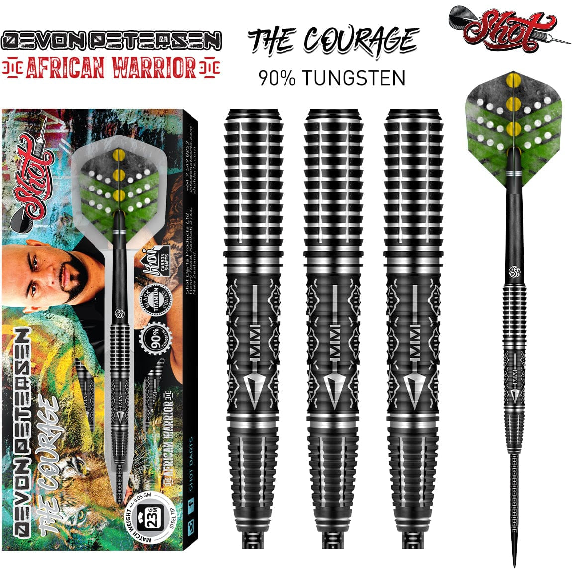 Devon Peterson "The Courage" 90% Steeldarts